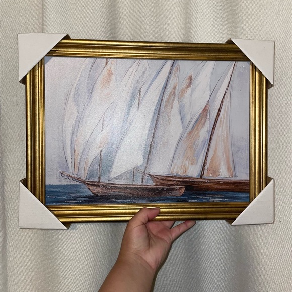 Threshold | Accents | Threshold Boat Painting | Poshmark